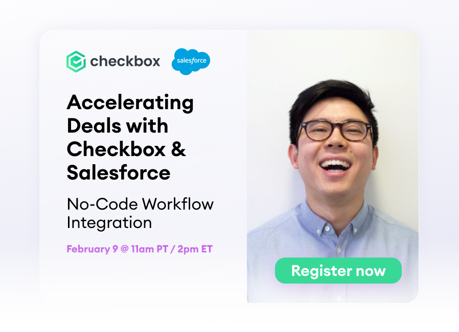 Accelerating Deals with Checkbox & Salesforce: No-Code Workflow Integration